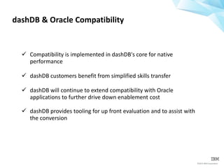 Run Oracle Apps in the Cloud with dashDB | PPT