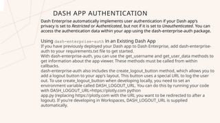 A Presentation of Dash Enterprise and Its Interface.pptx | Free Download