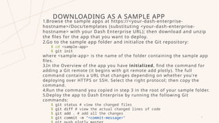 A Presentation of Dash Enterprise and Its Interface.pptx | Free Download
