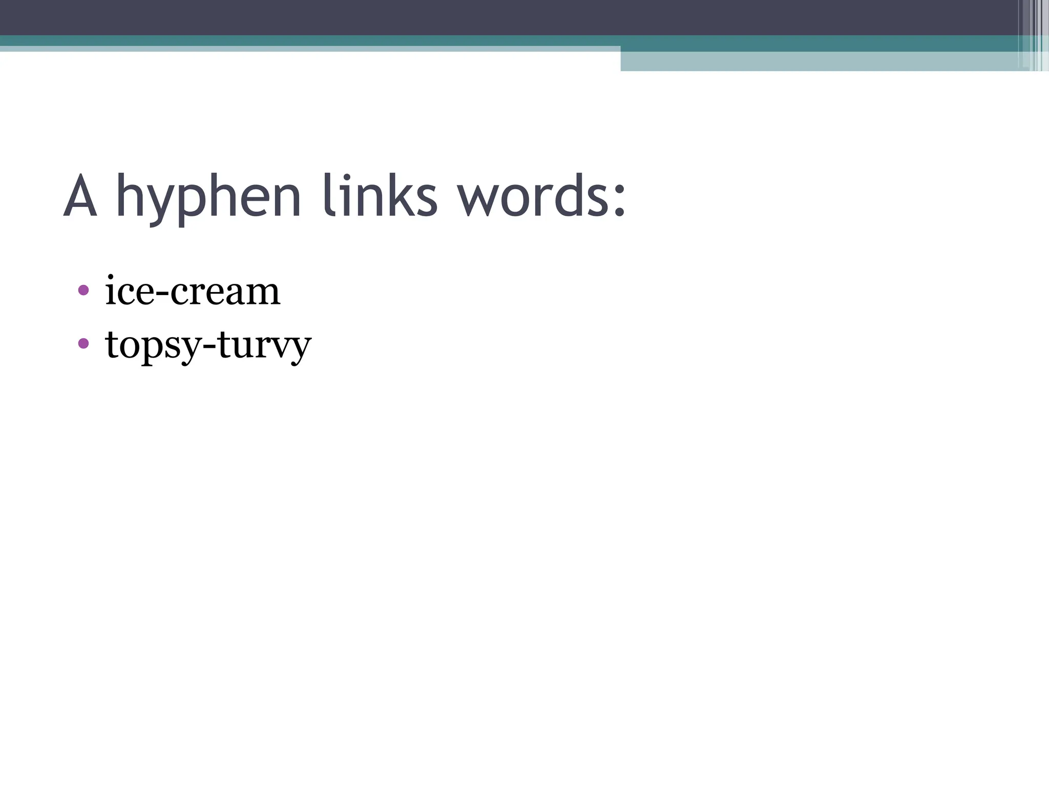 dashes_and_hyphens.ppt/english/homework. | PPT