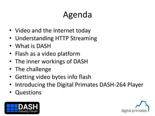 Building a Dash-264 Player | PPTX | Video Software | Computer Software ...