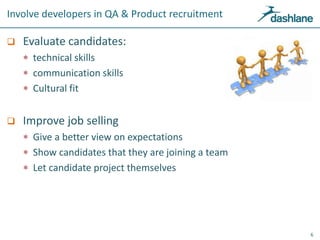 Involve your Engineering team in the recruitment proces | PPT