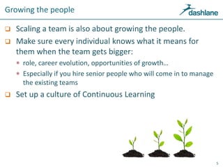 Scaling an Engineering Team | PDF