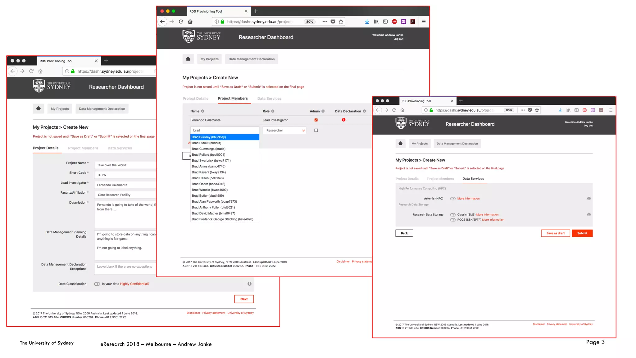 DashR dashboard for research Andrew Janke | PPT