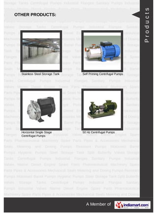 Das Engineering Works, Mumbai, Centrifugal Pumps | PDF