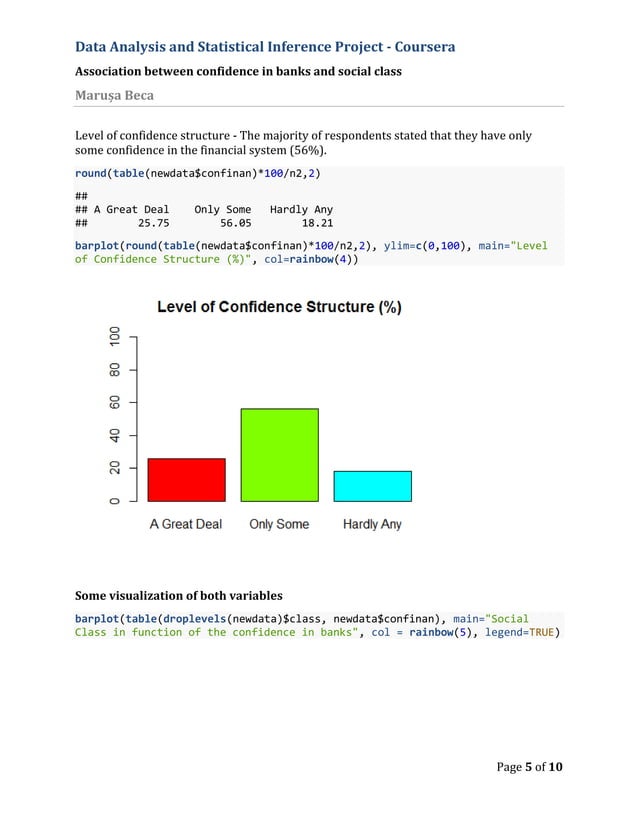 Data analysis and statistical inference project | PDF