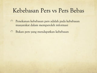 Kebebasan Pers | PPT