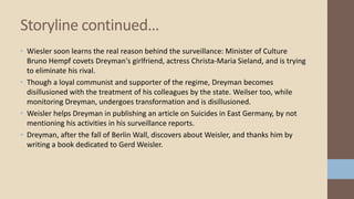 Das leben der anderen: The lives of others. | PPTX
