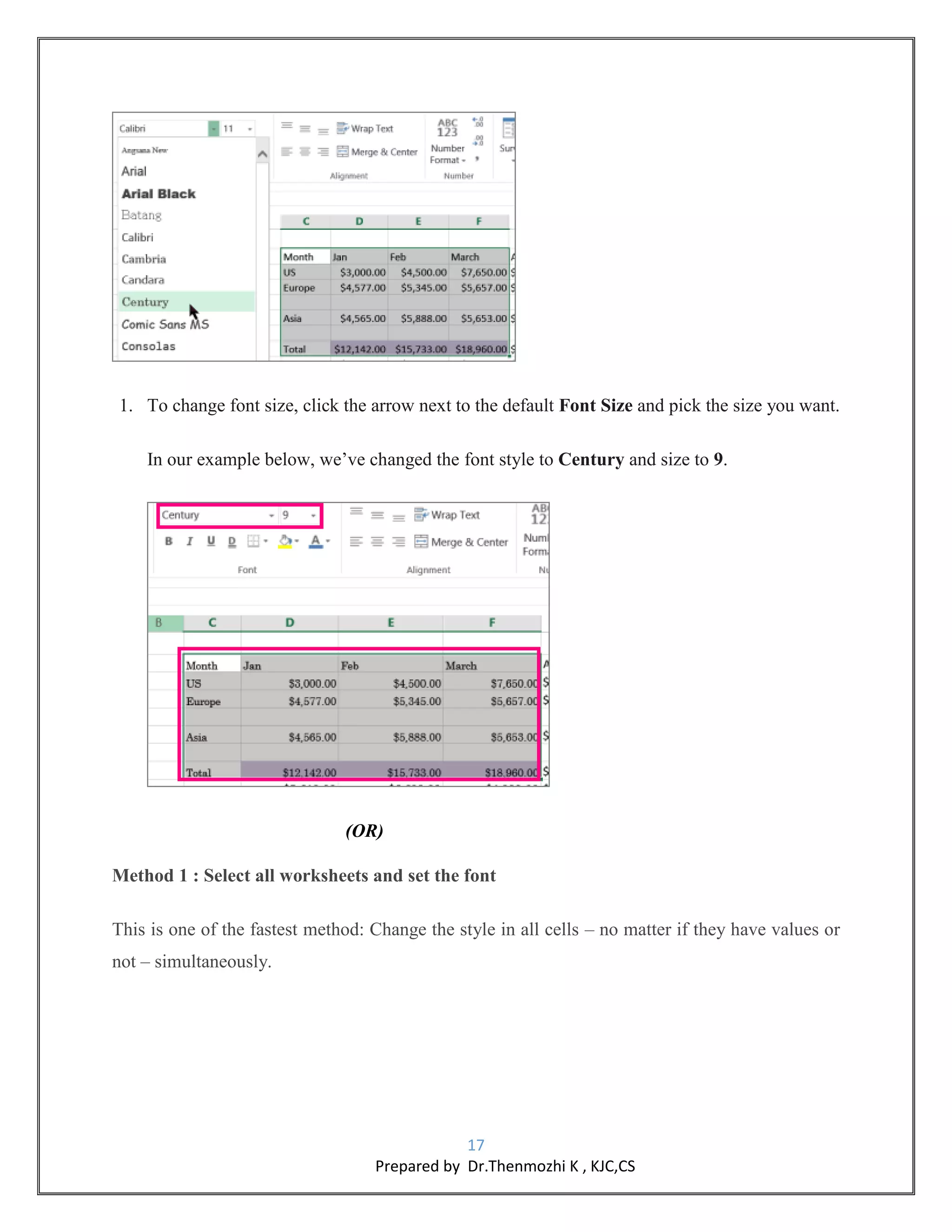 Introduction to spreadsheet | PDF