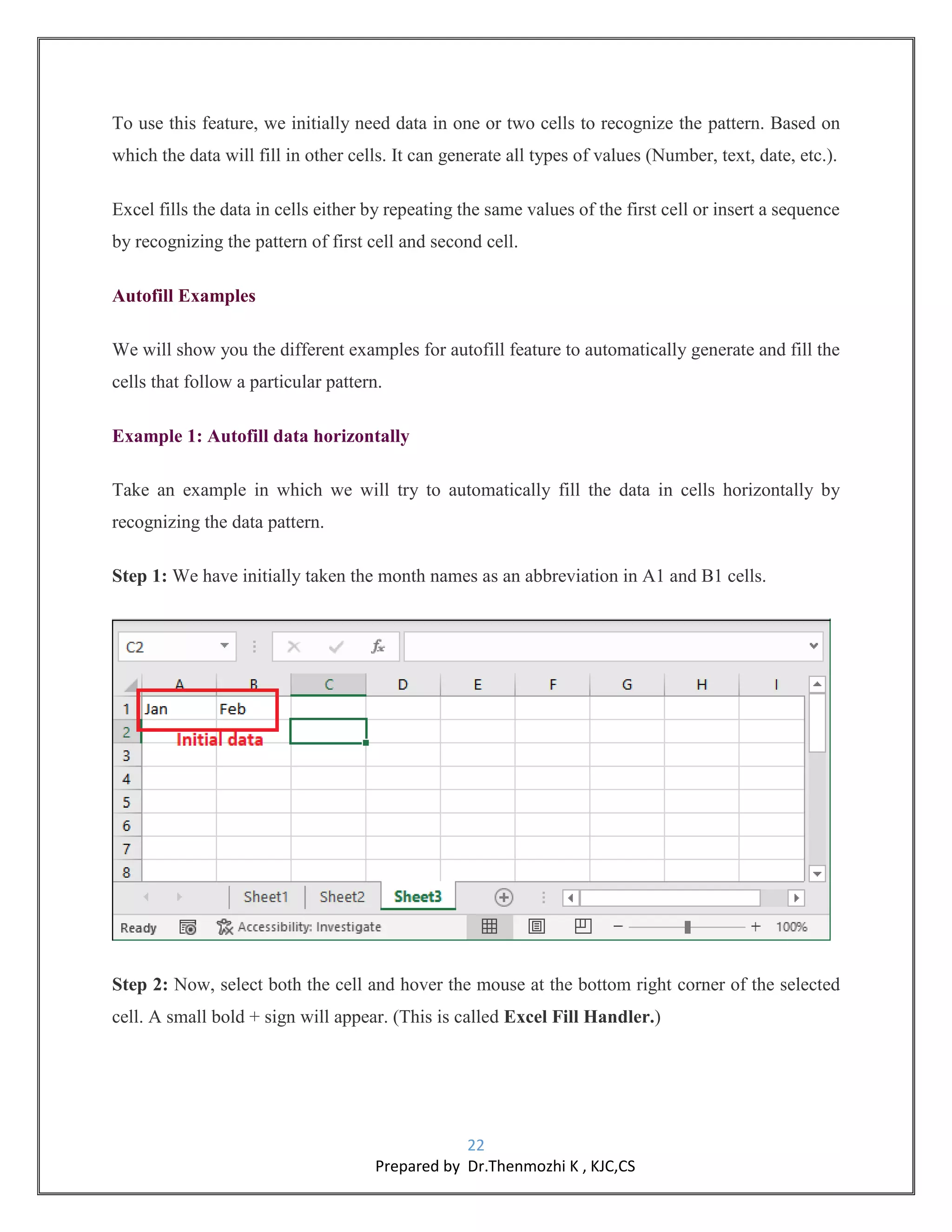 Introduction to spreadsheet | PDF