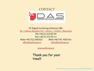 Digital Archiving Solutions Presentation English | PPTX