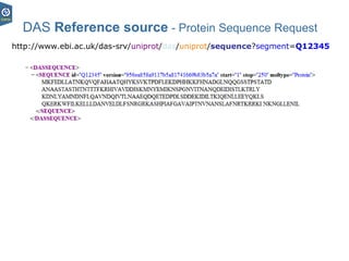 DAS, the Distributed Annotation System | PPT