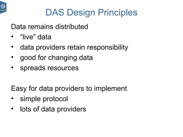 DAS, the Distributed Annotation System | PPT | Databases | Computer Software and Applications