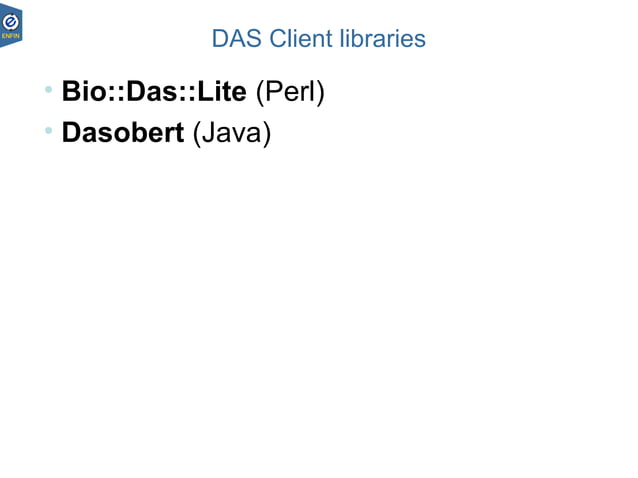 DAS, the Distributed Annotation System | PPT | Databases | Computer Software and Applications