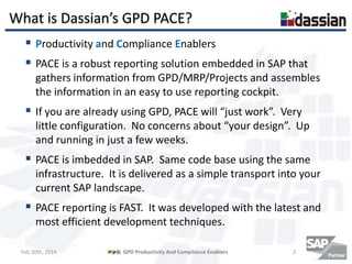 Dassian GPD PACE Reports | PPSX