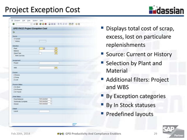 Dassian GPD PACE Reports | PPSX | Computing | Technology & Computing