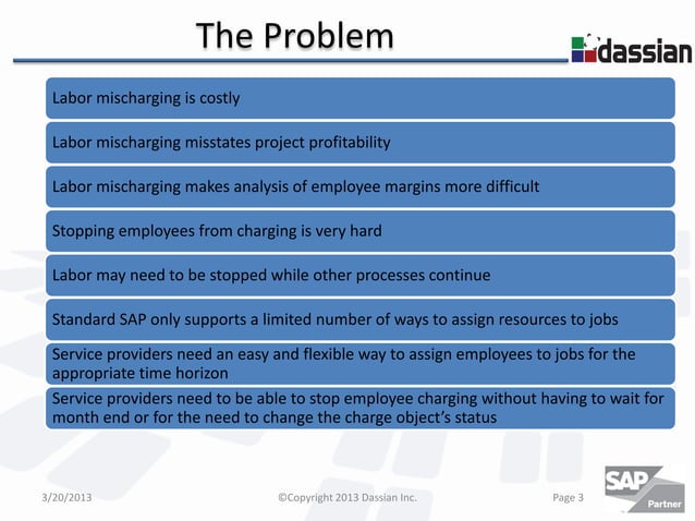 Dassian Workforce Authorization Management (WAM) | PDF | Business ...