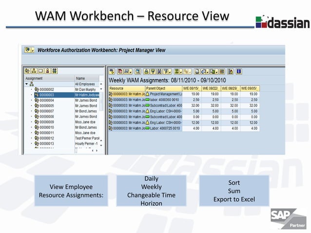 Dassian Workforce Authorization Management (WAM) | PDF | Business ...