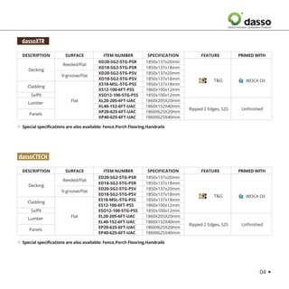 dassoXTR, dassoCTECH Innovative Bamboo Exterior Material | PDF