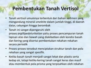 lapisan tanah vertisol | PPTX