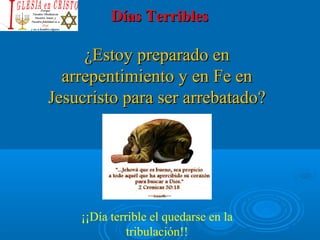 Días terribles | PPT