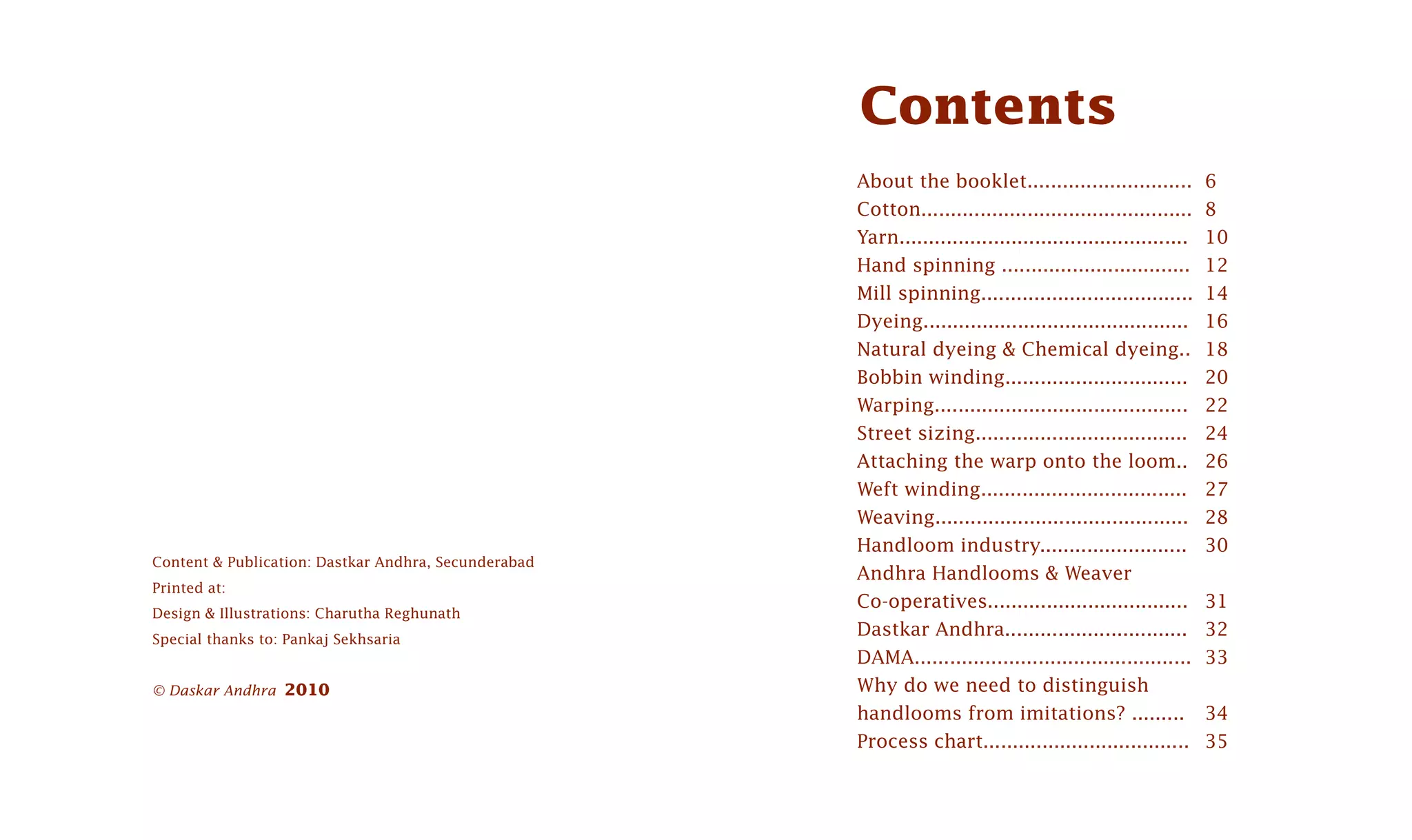 Dastkar andhra handloom booklet | PDF