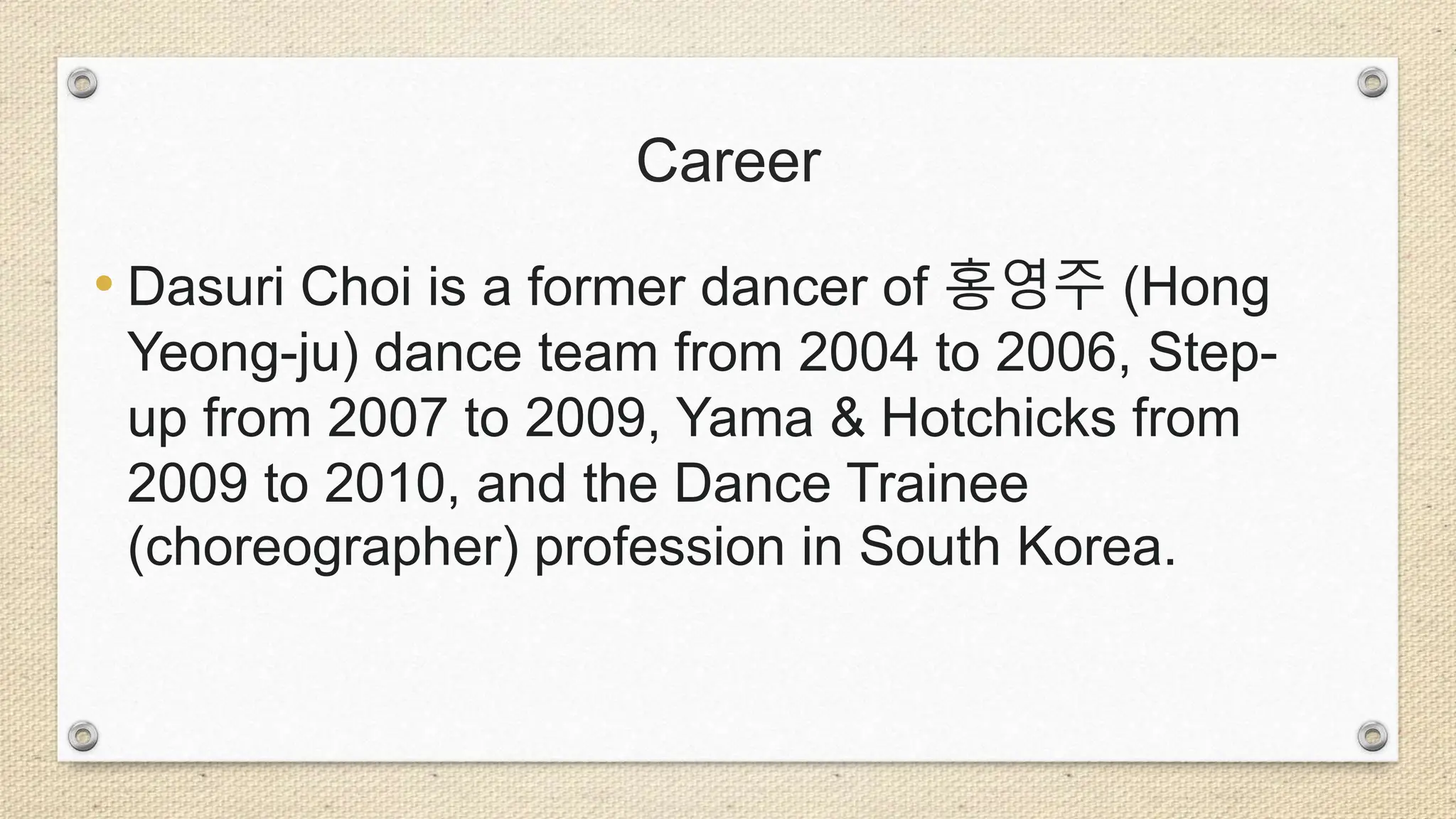 Dasuri Choi Biography, Early life, Career and Music.pptx
