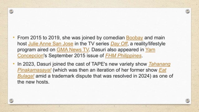 Dasuri Choi Biography, Early life, Career and Music.pptx