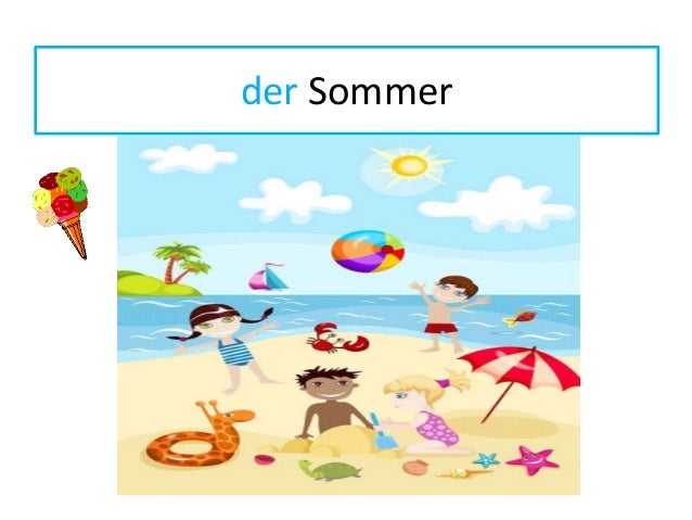 Das wetter und die jahreszeiten