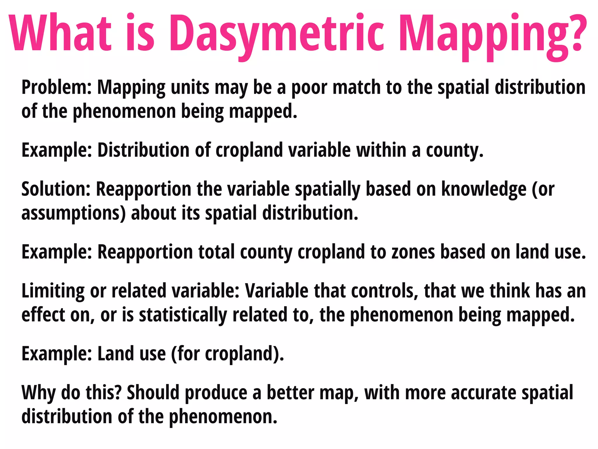 Population Density Mapping Using The Dasymetric Method Ppt