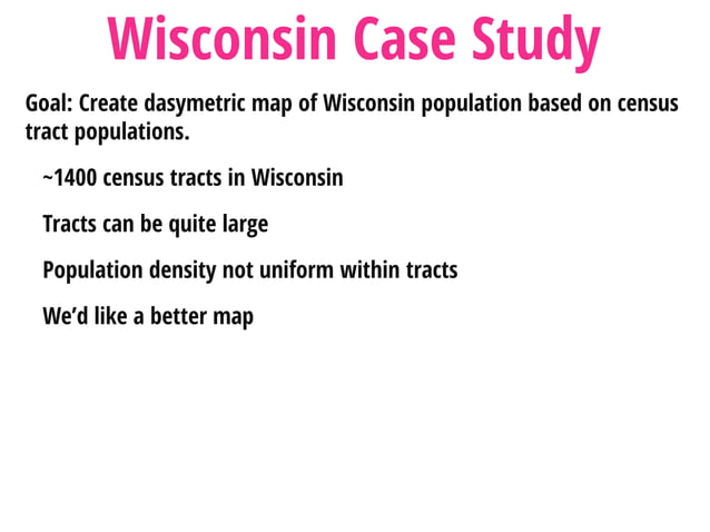Population Density Mapping Using The Dasymetric Method Ppt
