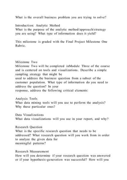 DAT 220 Final Project Guidelines and RubricOverviewThe a | DOCX