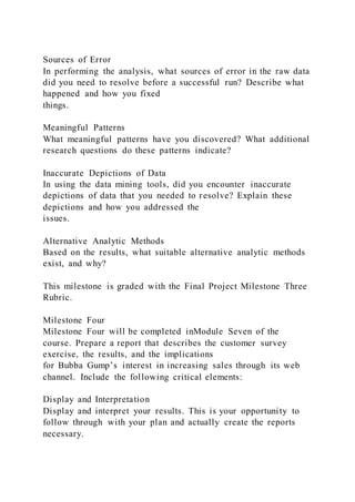 DAT 220 Final Project Guidelines and RubricOverviewThe a | DOCX