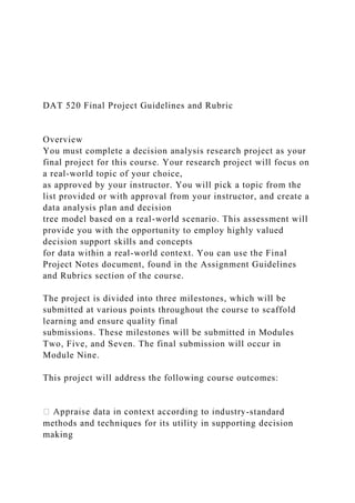DAT 520 Final Project Guidelines and Rubric Overview .docx