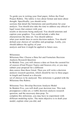 DAT 520 Final Project Guidelines and Rubric Overview .docx