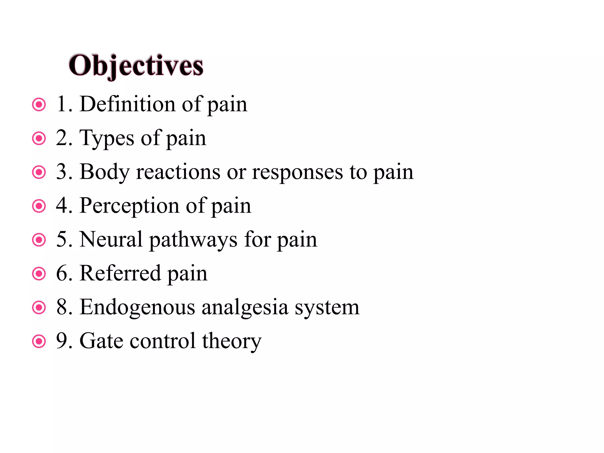 Physiology of pain | PPTX