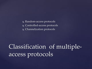 M.A.C (Medium Access Control) | PPTX