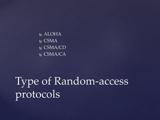 M.A.C (Medium Access Control) | PPTX