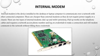 Presentation on Modem working procedures | PPTX