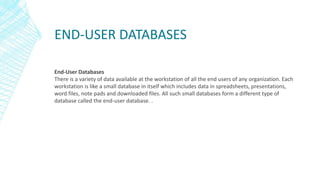 Data and Database | PPTX