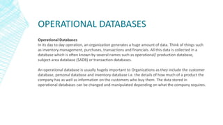 Data and Database | PPTX