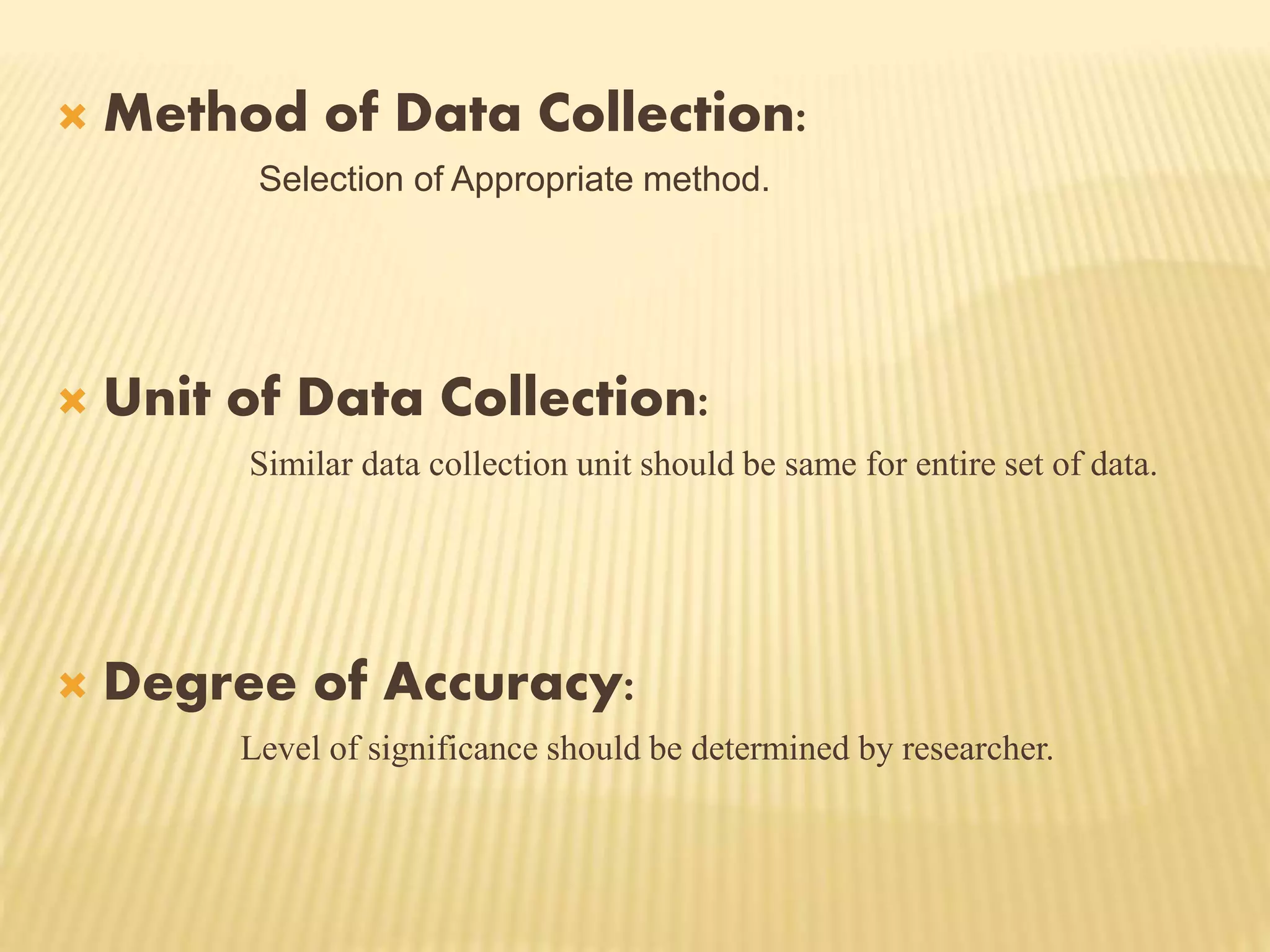 Data Collection & Analysis | PPTX