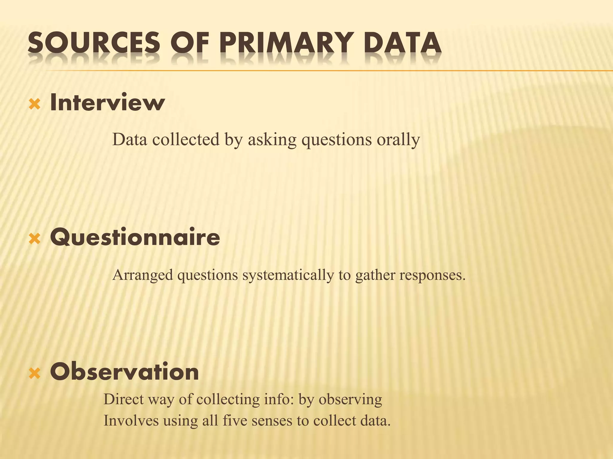 Data Collection & Analysis | PPTX