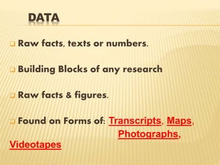 Data Collection & Analysis | PPTX