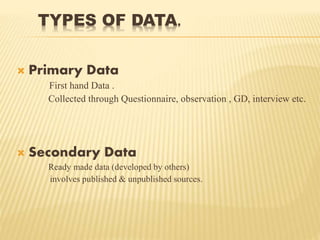 Data Collection & Analysis | PPTX