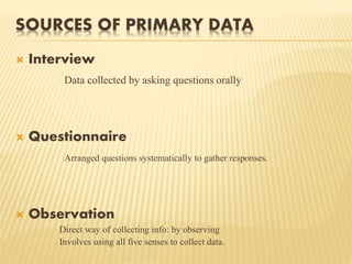Data Collection & Analysis | PPTX