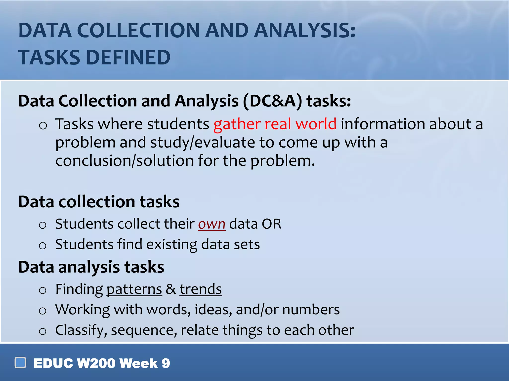 Data Collection And Analysis Pptx