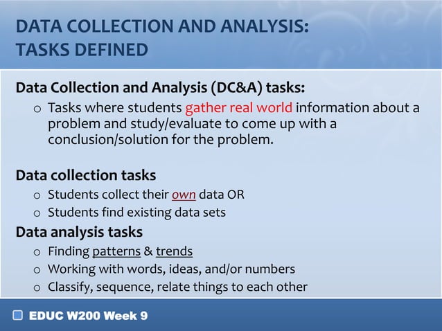 Data collection and analysis | PPTX