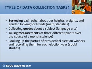 Data collection and analysis | PPTX