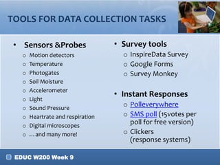 Data collection and analysis | PPTX
